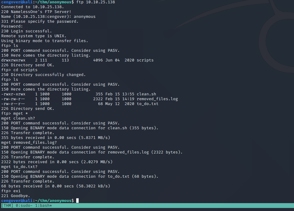 Tryhackme Anonymous Write-up | CEngover Tryhackme Anonymous Write-up | CEngover